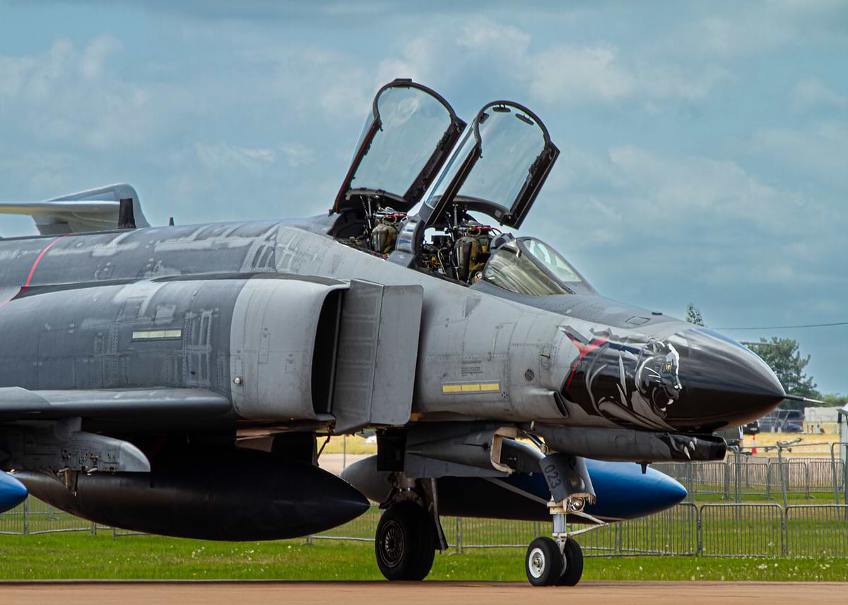 'F-4 Phantom Jet' Poster, picture, metal print, paint by Charlie ...