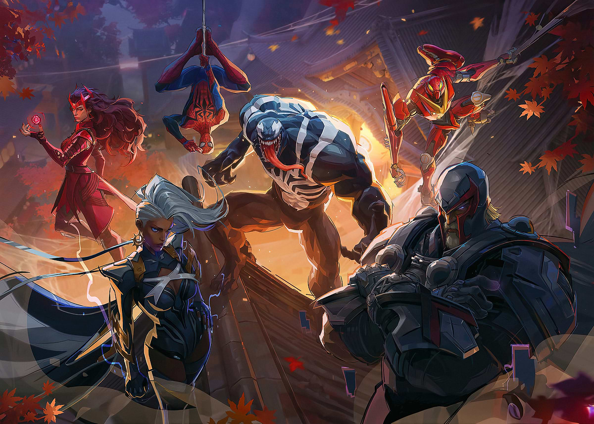 'Marvel Rivals Group Venom' Poster, picture, metal print, paint by ...