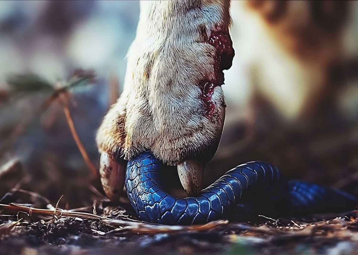 'Lamb Crushing The Snake' Poster, picture, metal print, paint by ...