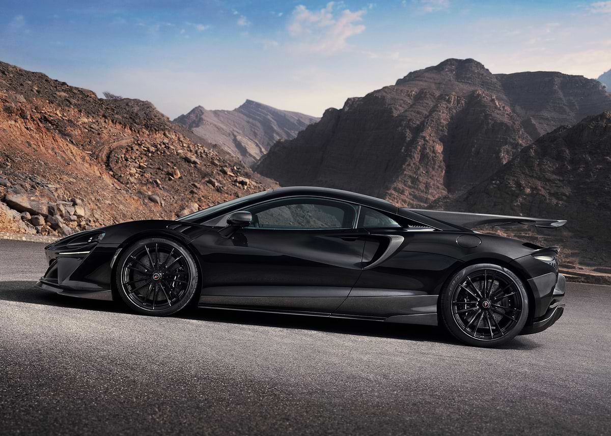 'McLaren Speedtail Black' Poster, picture, metal print, paint by Cars ...