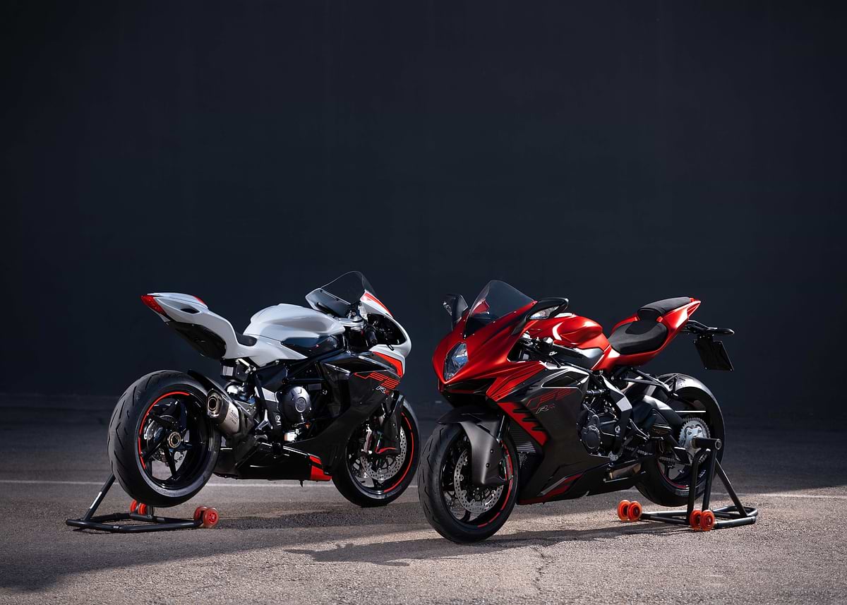 'Two Sport Bikes' Poster, picture, metal print, paint by Sun Arti ...
