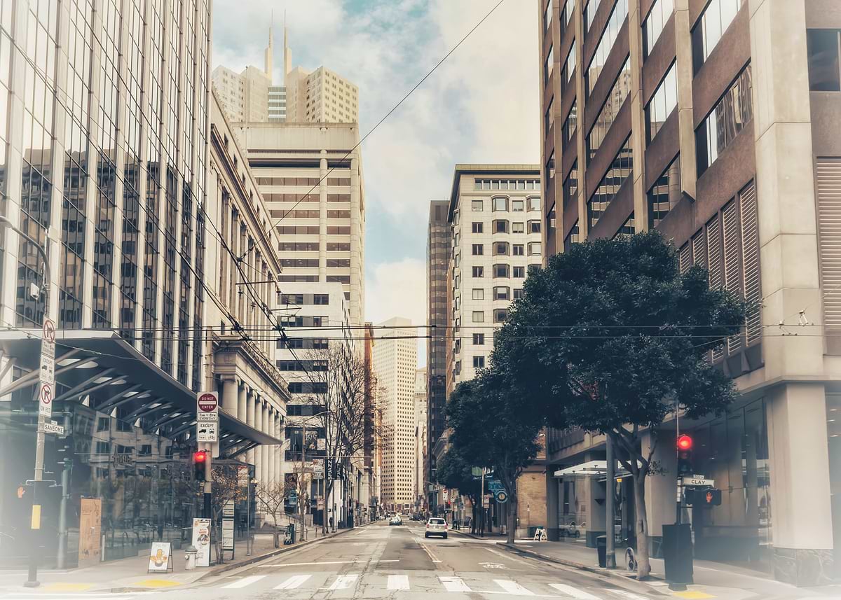 'City Street View' Poster, picture, metal print, paint by Jonathan ...