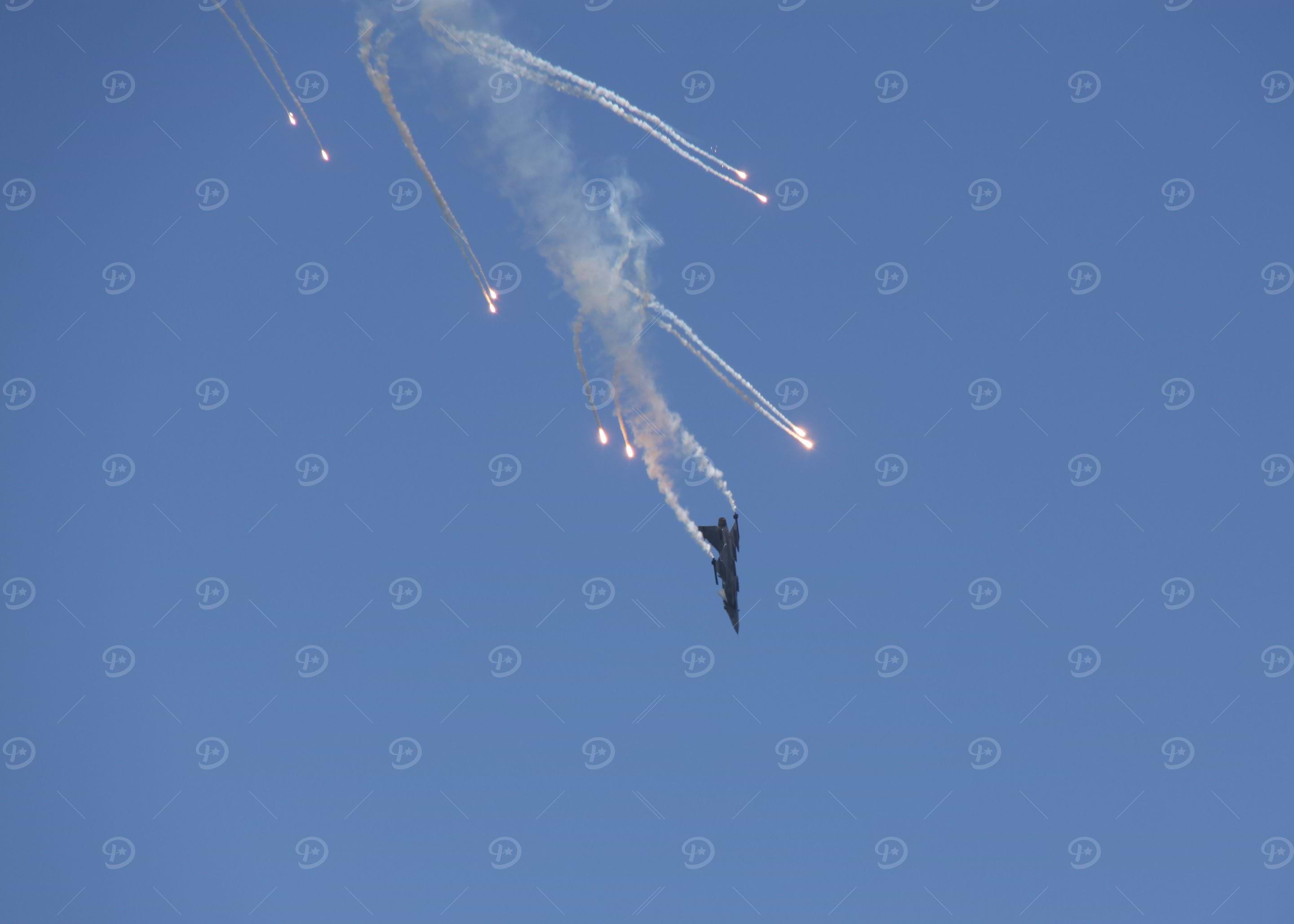 'Fighter Jet Flare' Poster, picture, metal print, paint by SunkBell ...