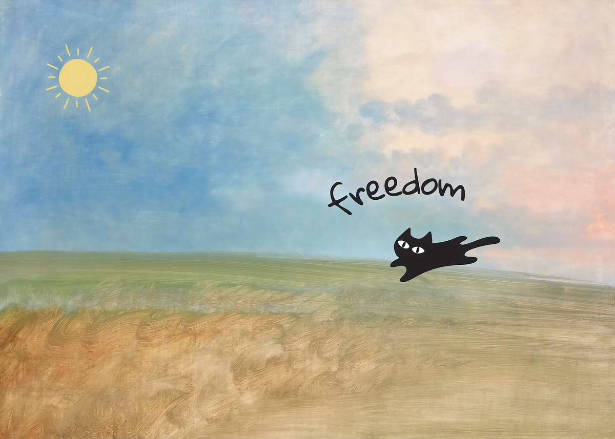 'Freedom' Poster, picture, metal print, paint by ColorsByAlex | Displate