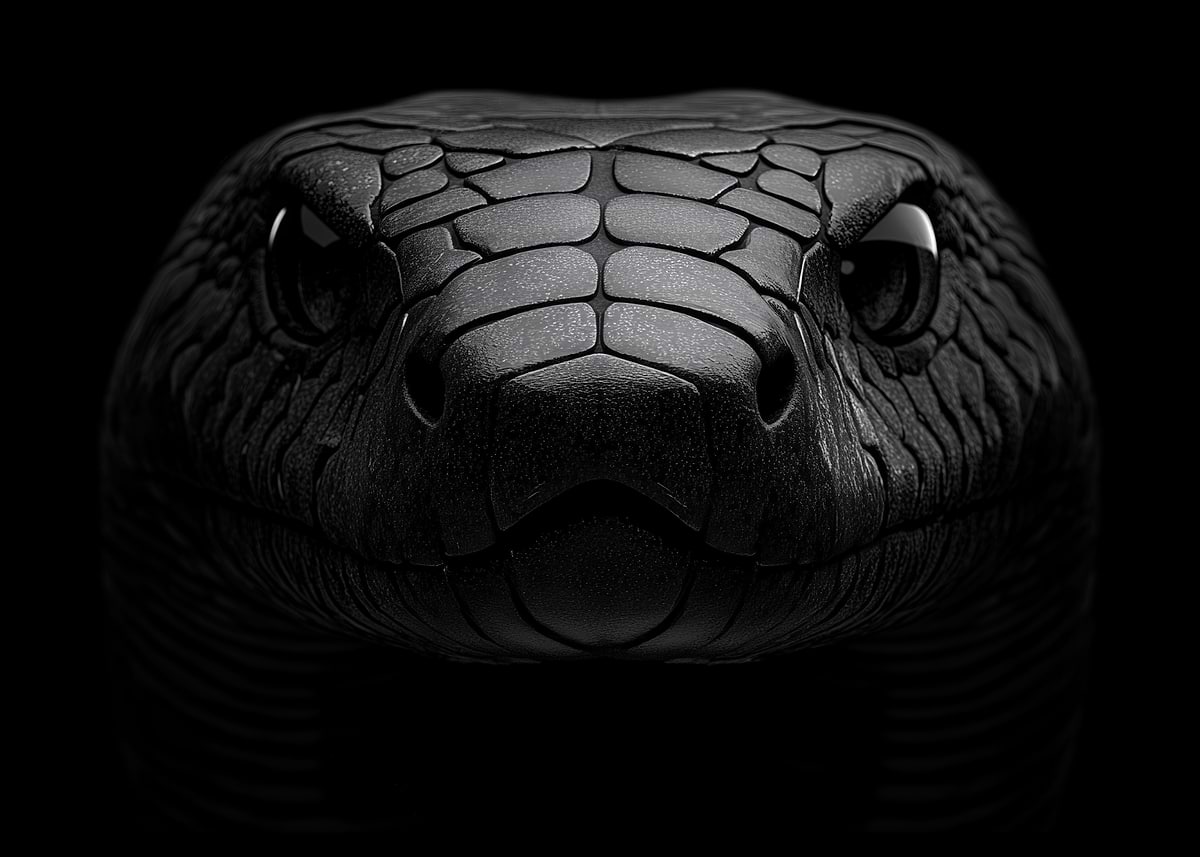 'Black Mamba ' Poster, picture, metal print, paint by Magic Galaxy ...