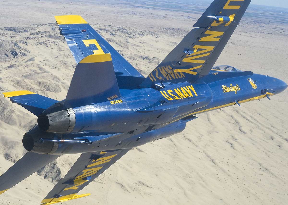 'Blue Angels F/A-18' Poster, picture, metal print, paint by Conor ...