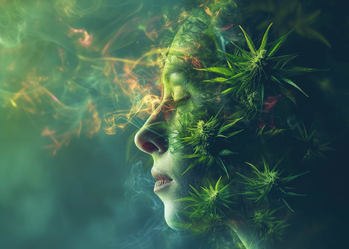 'Surreal Cannabis Meditation Dreamy Contemplation ' Poster, picture ...