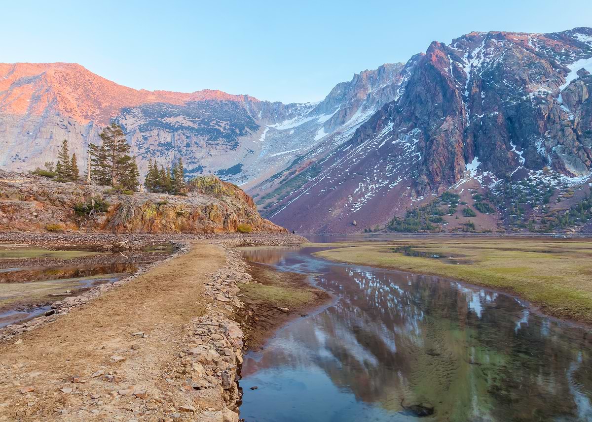 'Mountain Lake Path' Poster, picture, metal print, paint by Jonathan ...