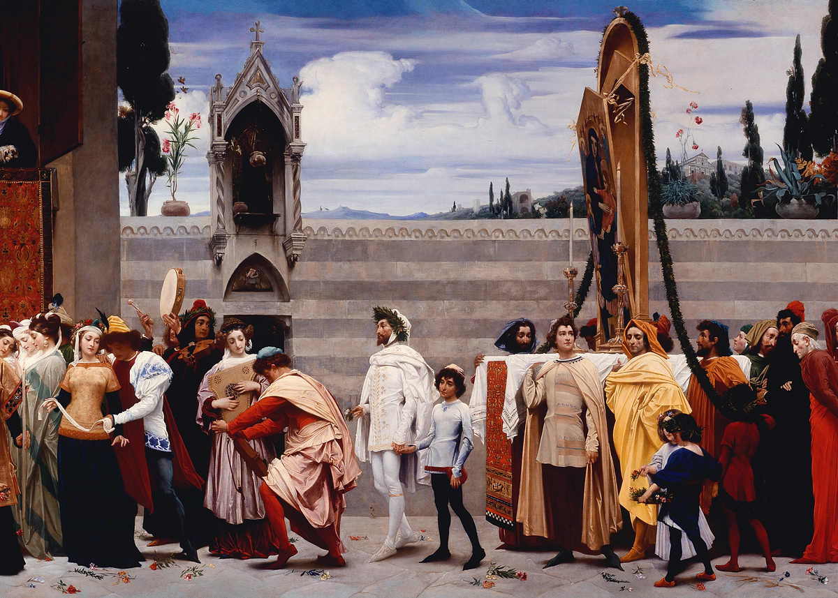 'Renaissance Procession' Poster, picture, metal print, paint by Tomi ...