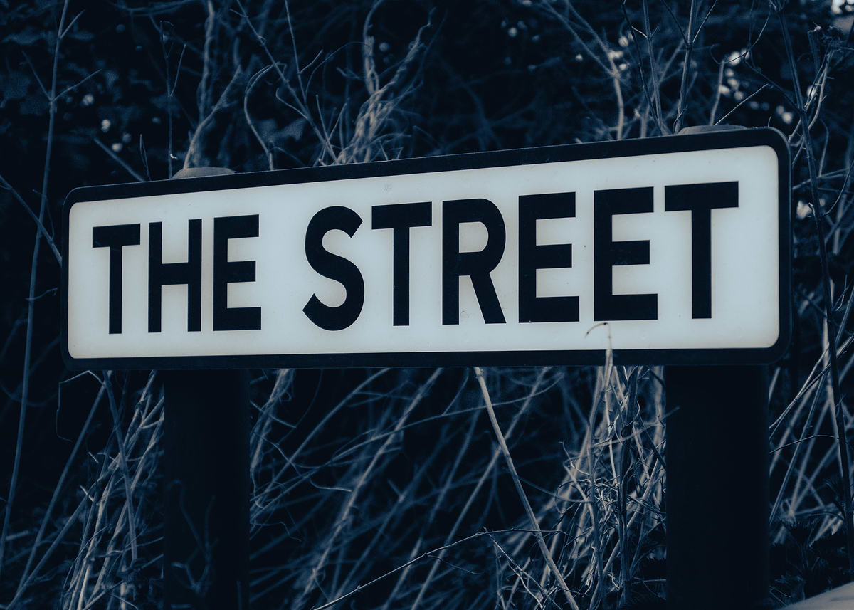'The Street Sign' Poster, picture, metal print, paint by Marius Z ...