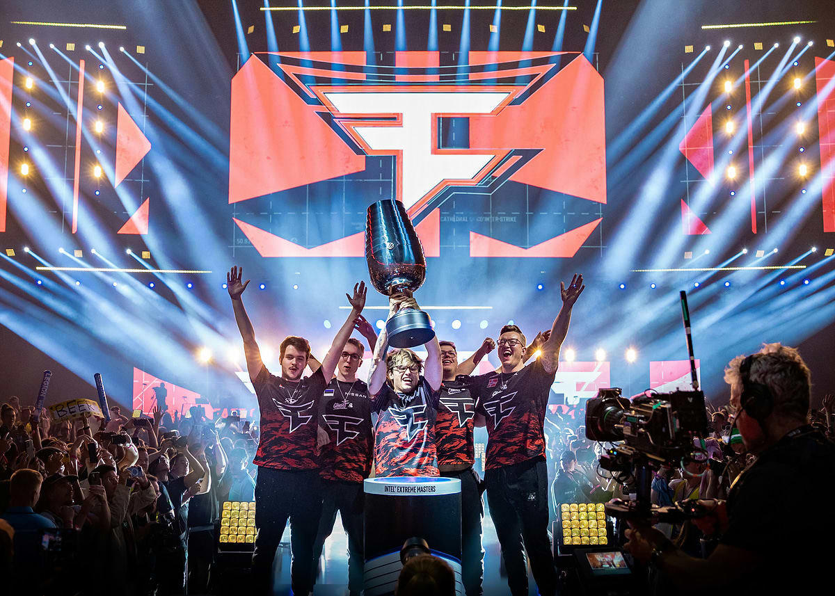 'FaZe Clan wins esports tournament' Poster, picture, metal print, paint ...