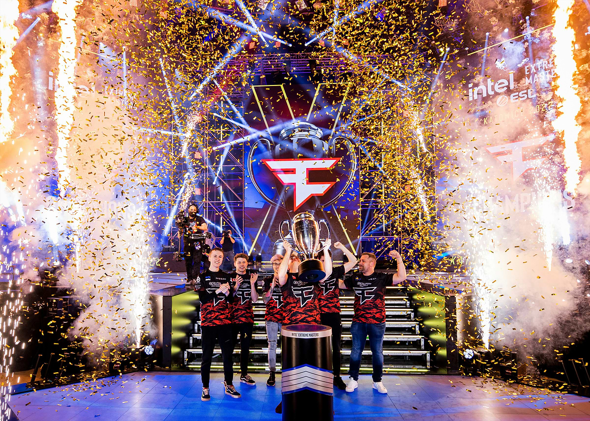 'FaZe Clan Victory Celebration' Poster, picture, metal print, paint by ...