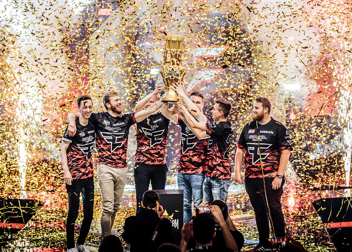'FaZe Clan Victory Celebration with Trophy' Poster, picture, metal ...