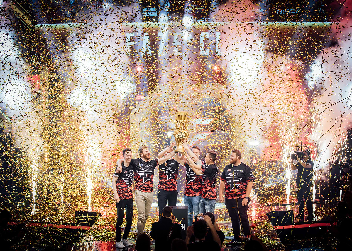 'FaZe Clan Victory Celebration with Trophy' Poster, picture, metal ...