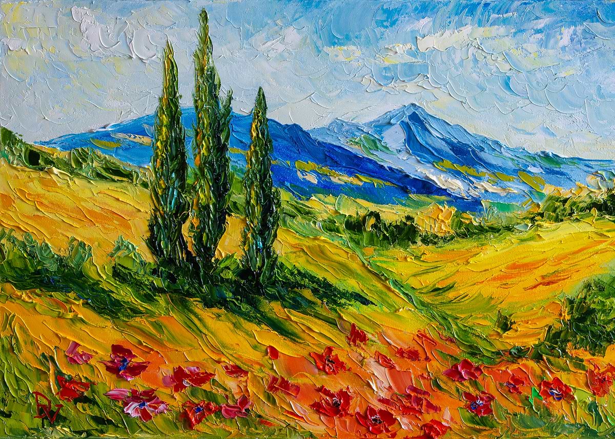 'Whispers of Tuscany' Poster, picture, metal print, paint by Vladyslav ...