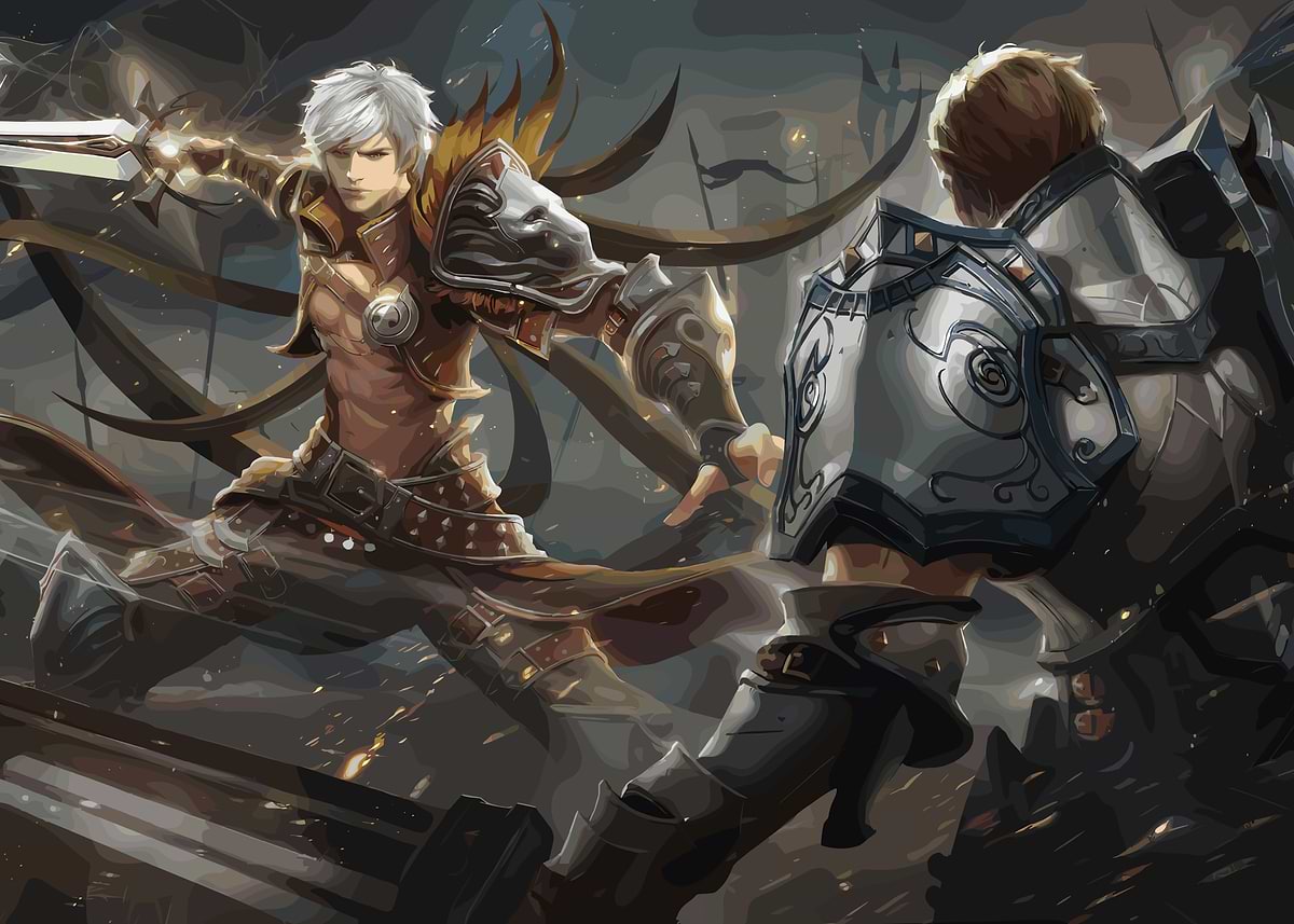 'Lineage game' Poster, picture, metal print, paint by maju makmur ...