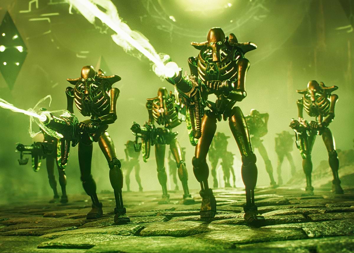 'Necron Phalanx' Poster, picture, metal print, paint by Warhammer ...