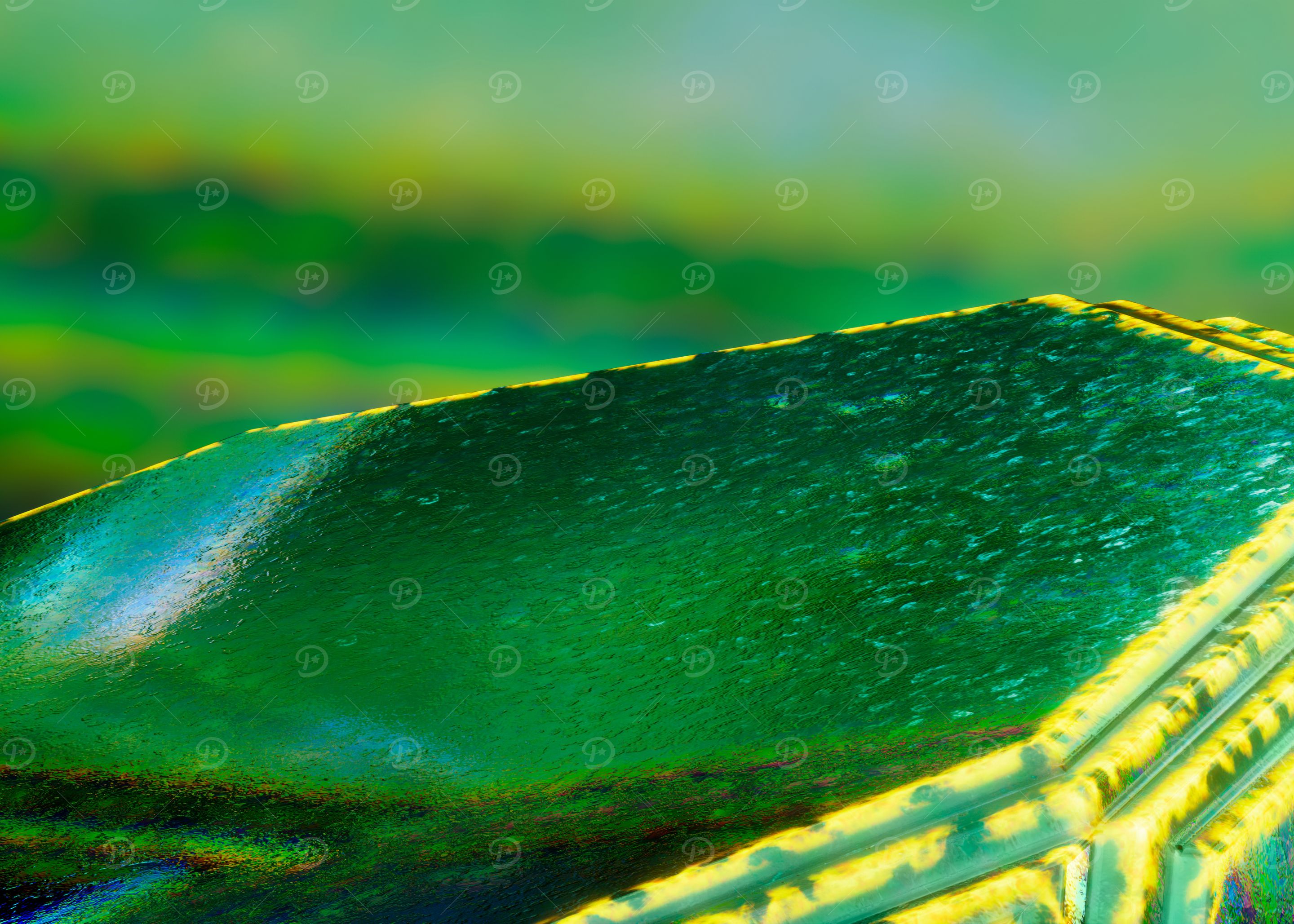 'Truncated Cube [Fragment]' Poster, picture, metal print, paint by ...