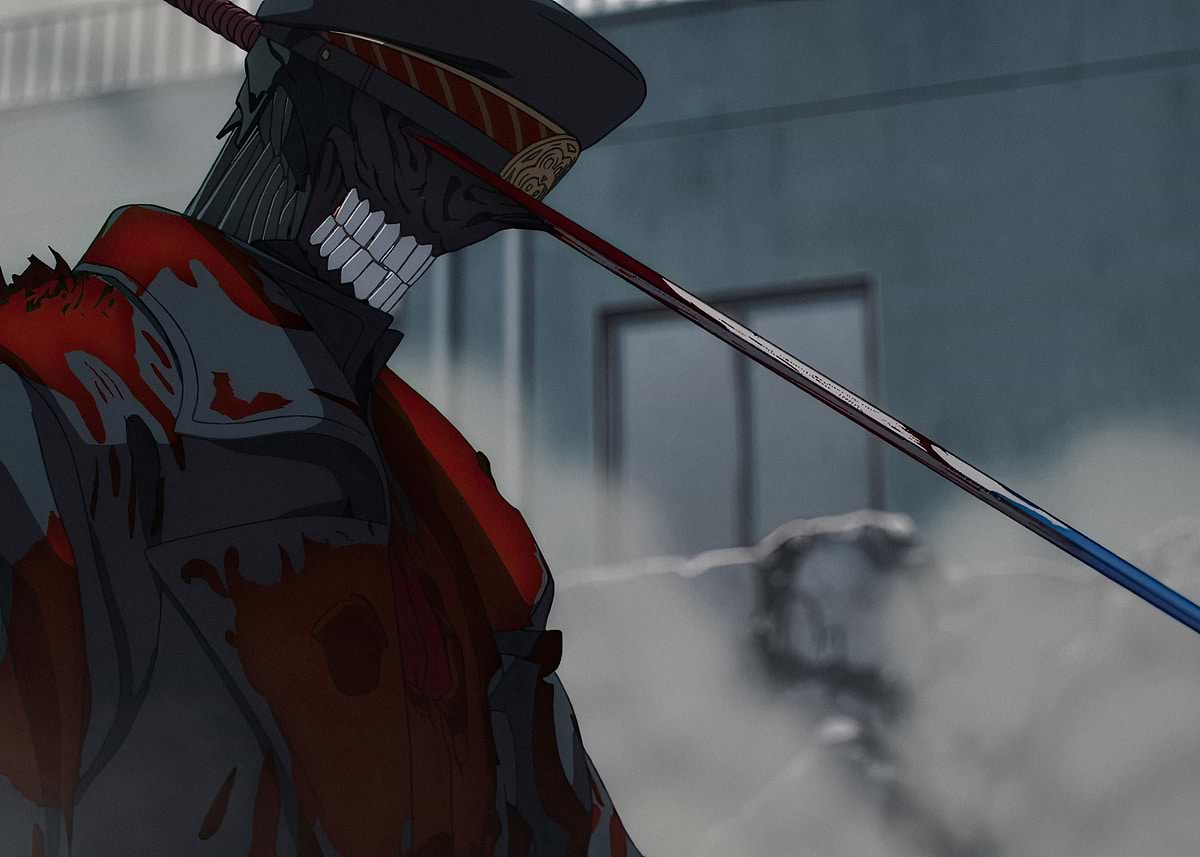 'EP09 Katana Man' Poster, picture, metal print, paint by Chainsaw Man ...