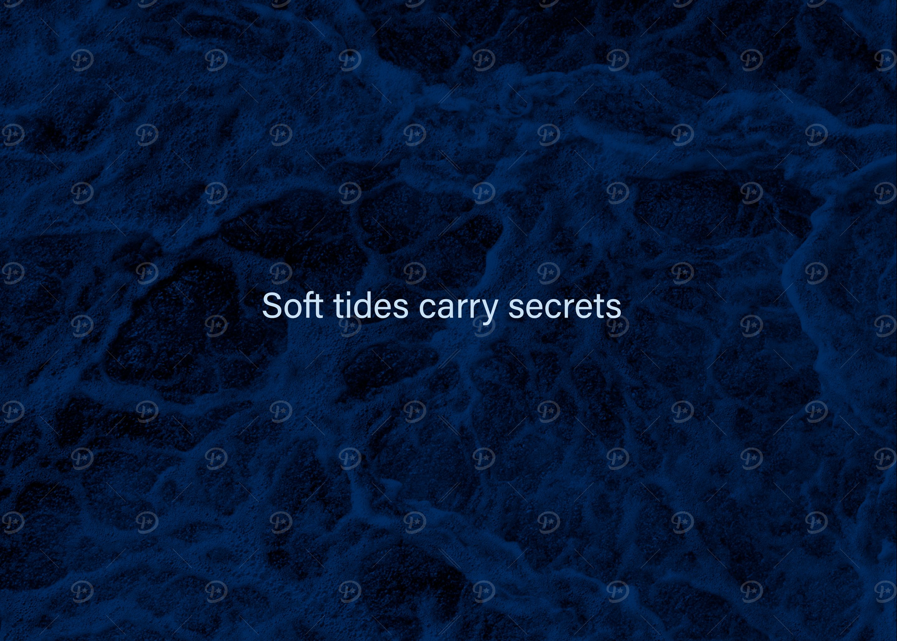 'Soft Tides Carry Secrets' Poster, picture, metal print, paint by ...