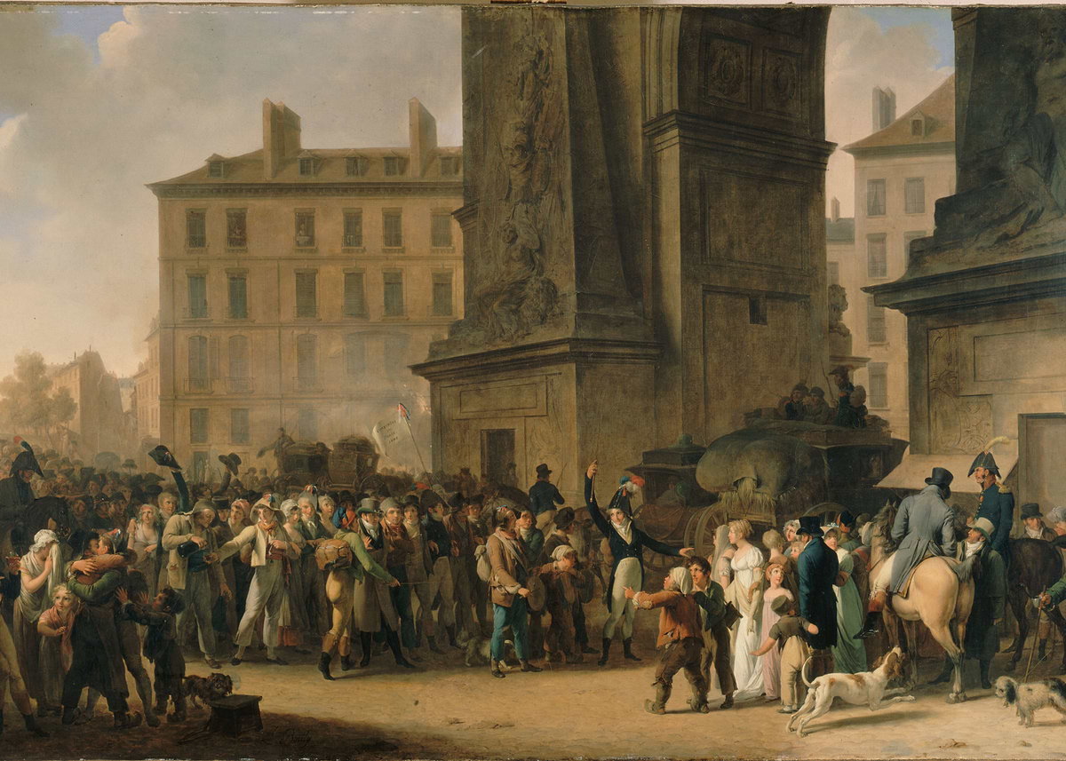 'French Revolution Scene Painting' Poster, picture, metal print, paint ...