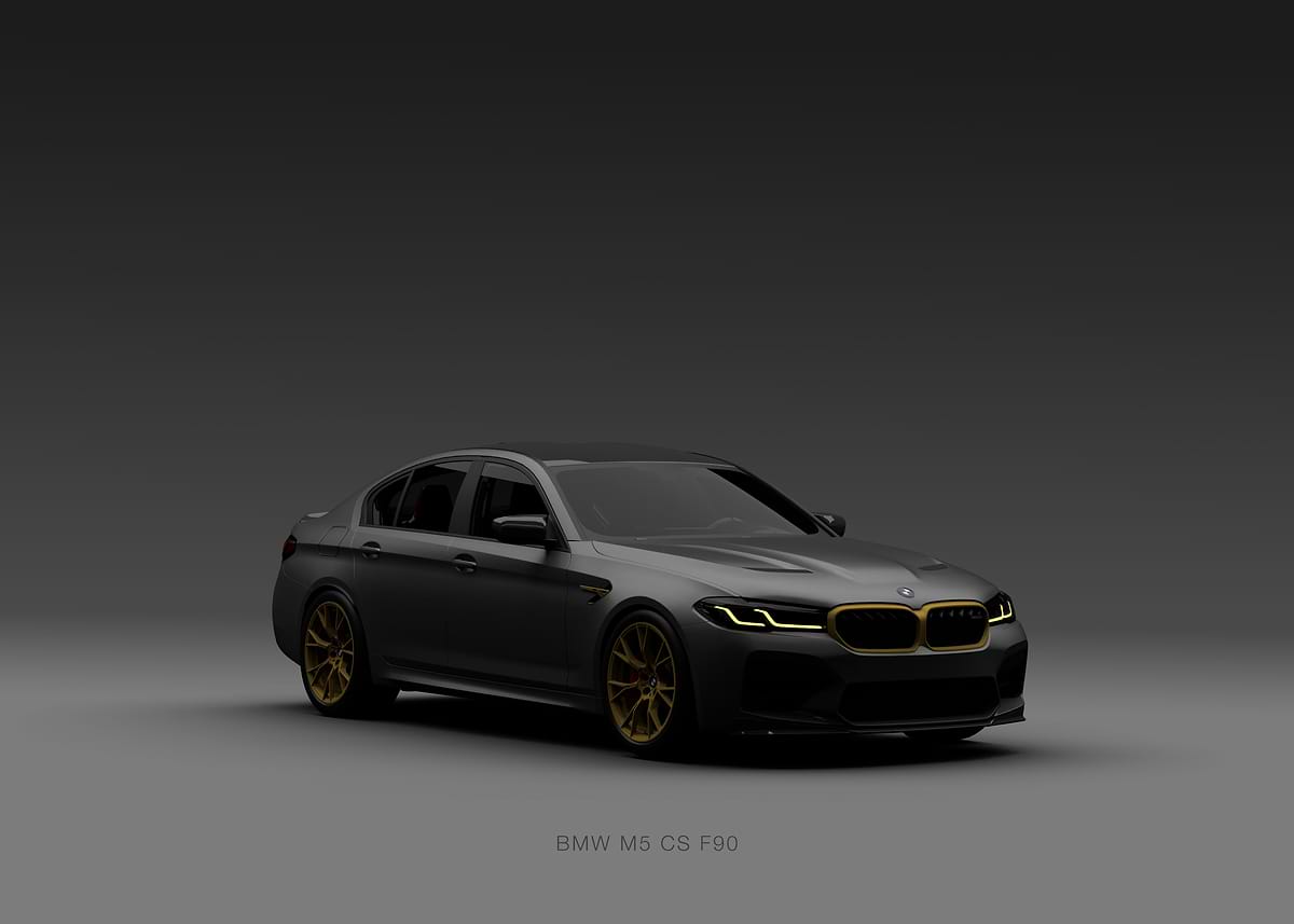 'BMW M5 CS F90 Car' Poster, picture, metal print, paint by 21 MXM ...