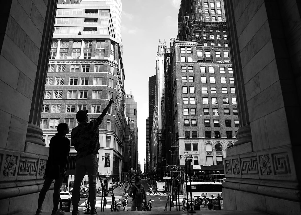 'Over Yonder: New York Public Library ' Poster, picture, metal print ...