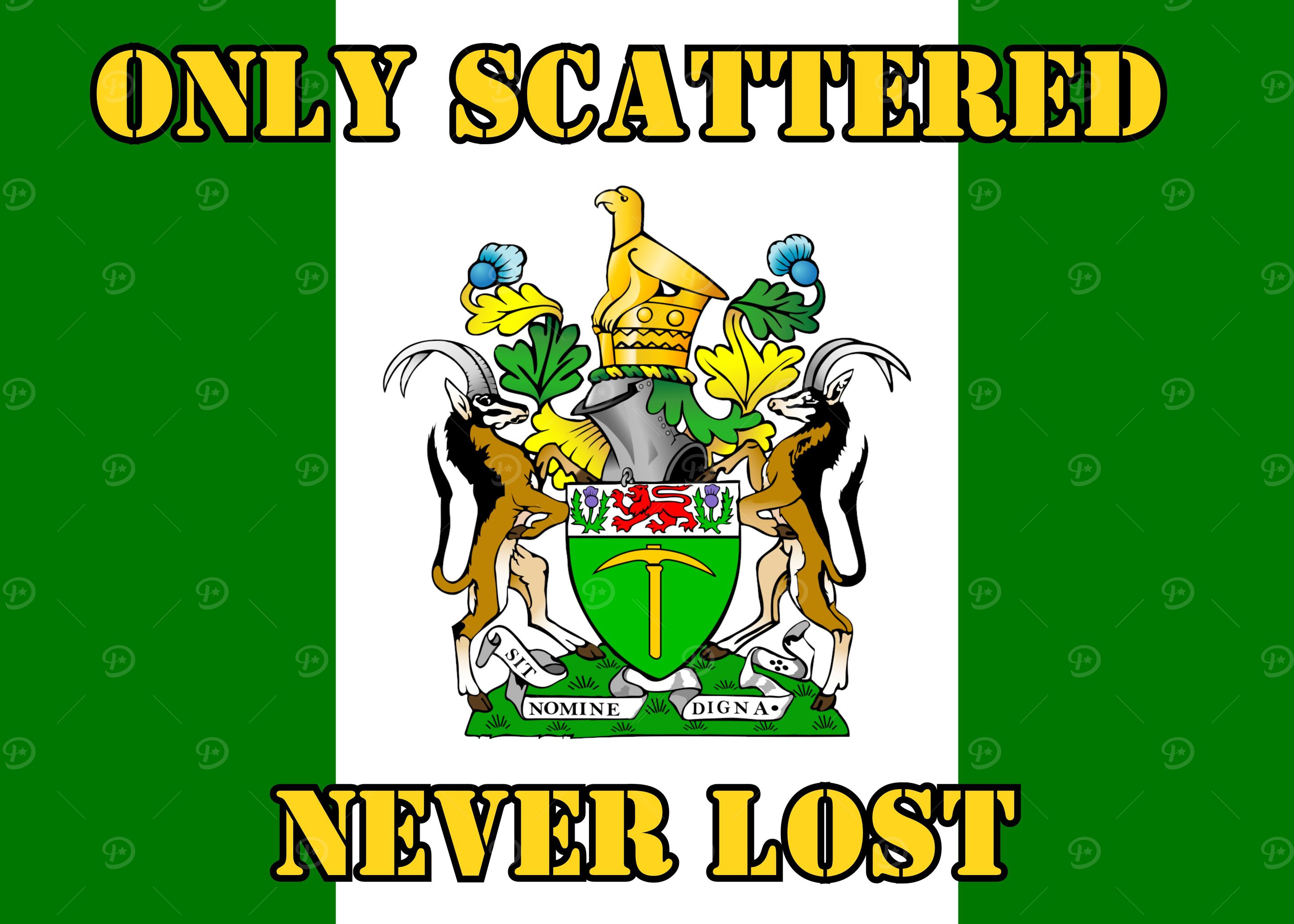 'Rhodesia Flag with Coat of Arms' Poster, picture, metal print, paint ...