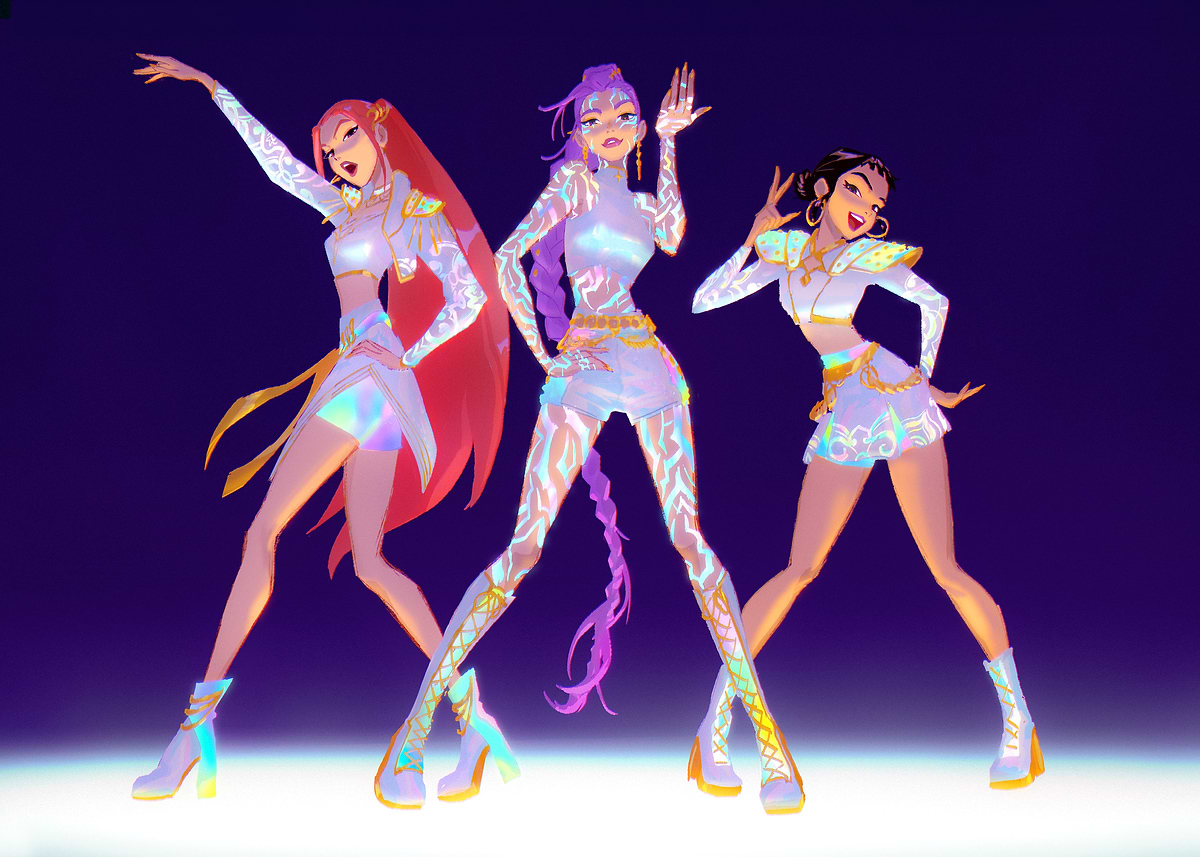 'HUNTR/X Performance' Poster, picture, metal print, paint by K-Pop ...
