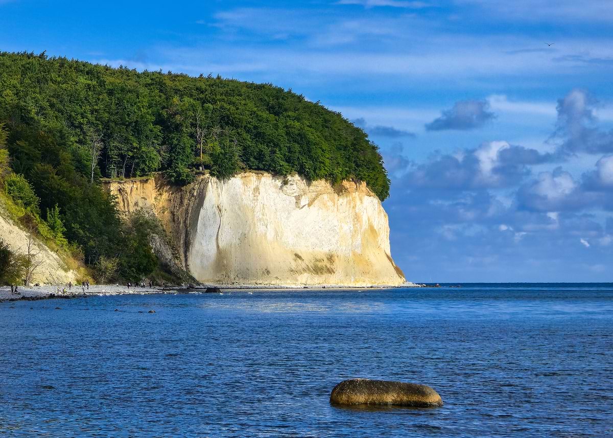 'Chalk Cliffs on Rugen Island, Germany' Poster, picture, metal print ...