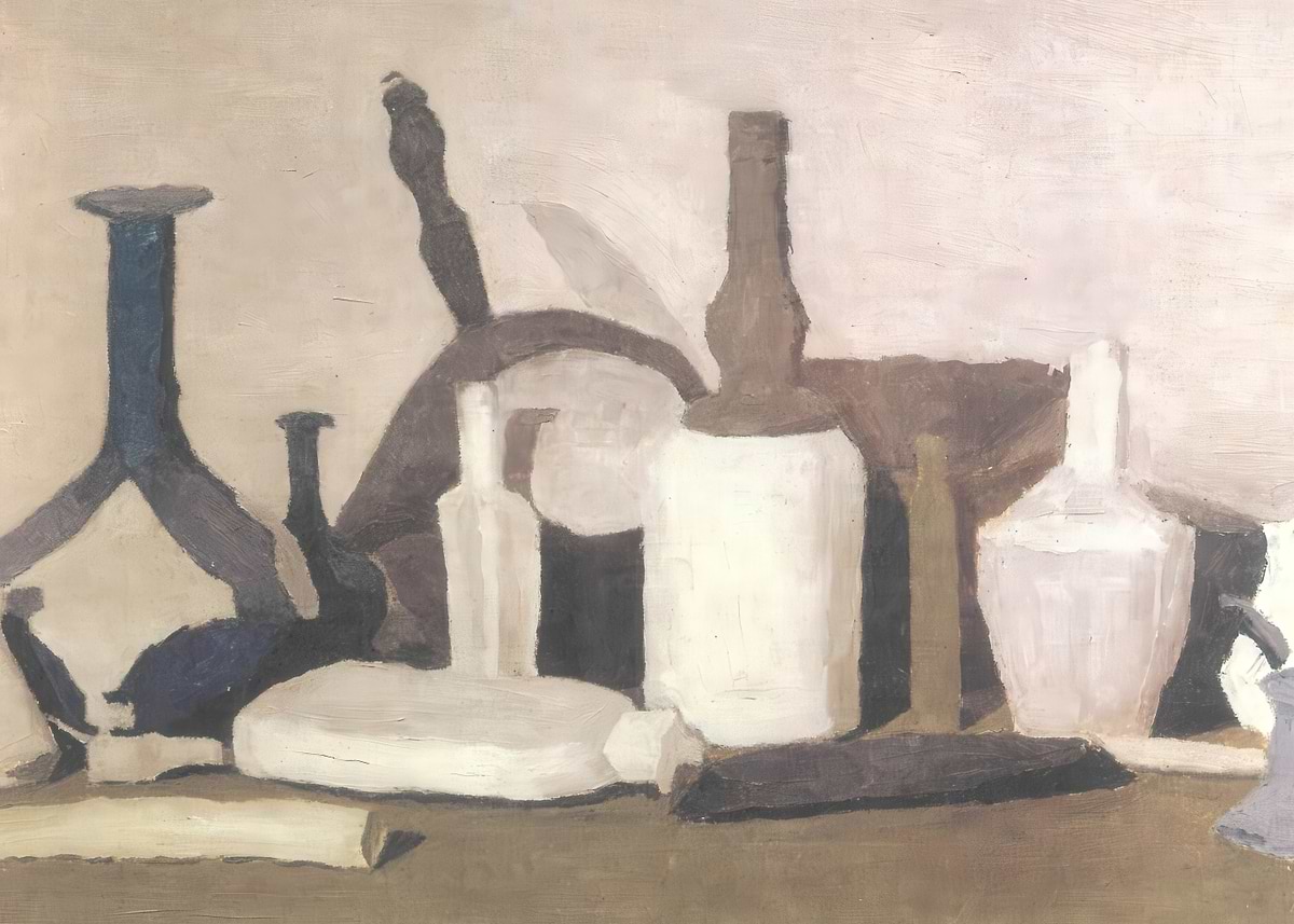 'Still Life with Bottles Painting, giorgio morandi paintings' Poster ...