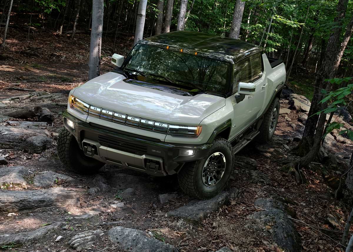 'Hummer EV off-road' Poster, picture, metal print, paint by vibes ...