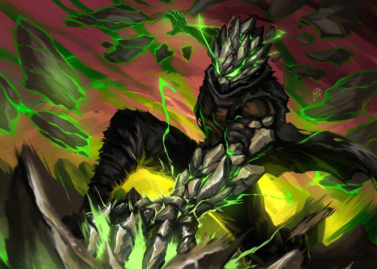 'Rock Mage' Poster, picture, metal print, paint by Anthony DePietro ...