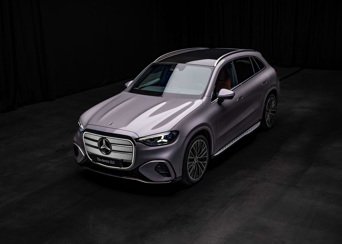 'Mercedes-Benz Electric GLC Car' Poster, picture, metal print, paint by ...