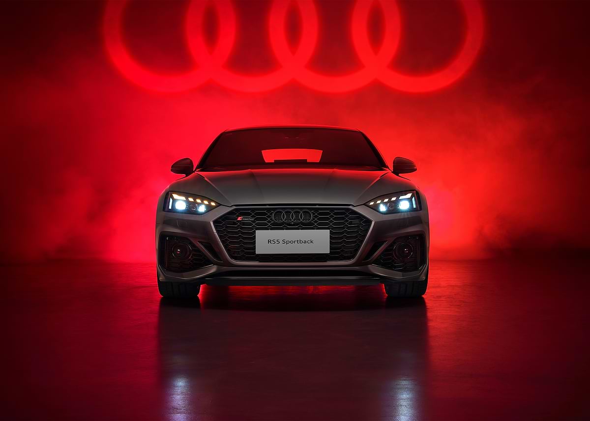 'audi rs5 sportback front view' Poster, picture, metal print, paint by ...