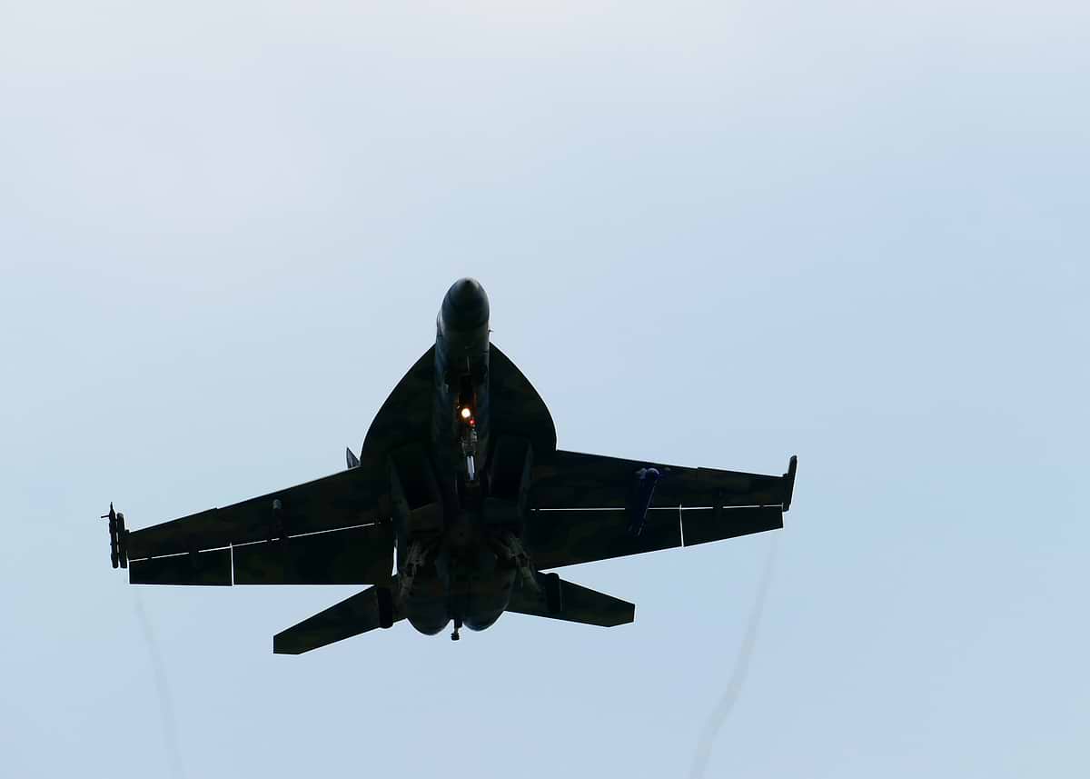'Fighter Jet Ascending' Poster, picture, metal print, paint by ...
