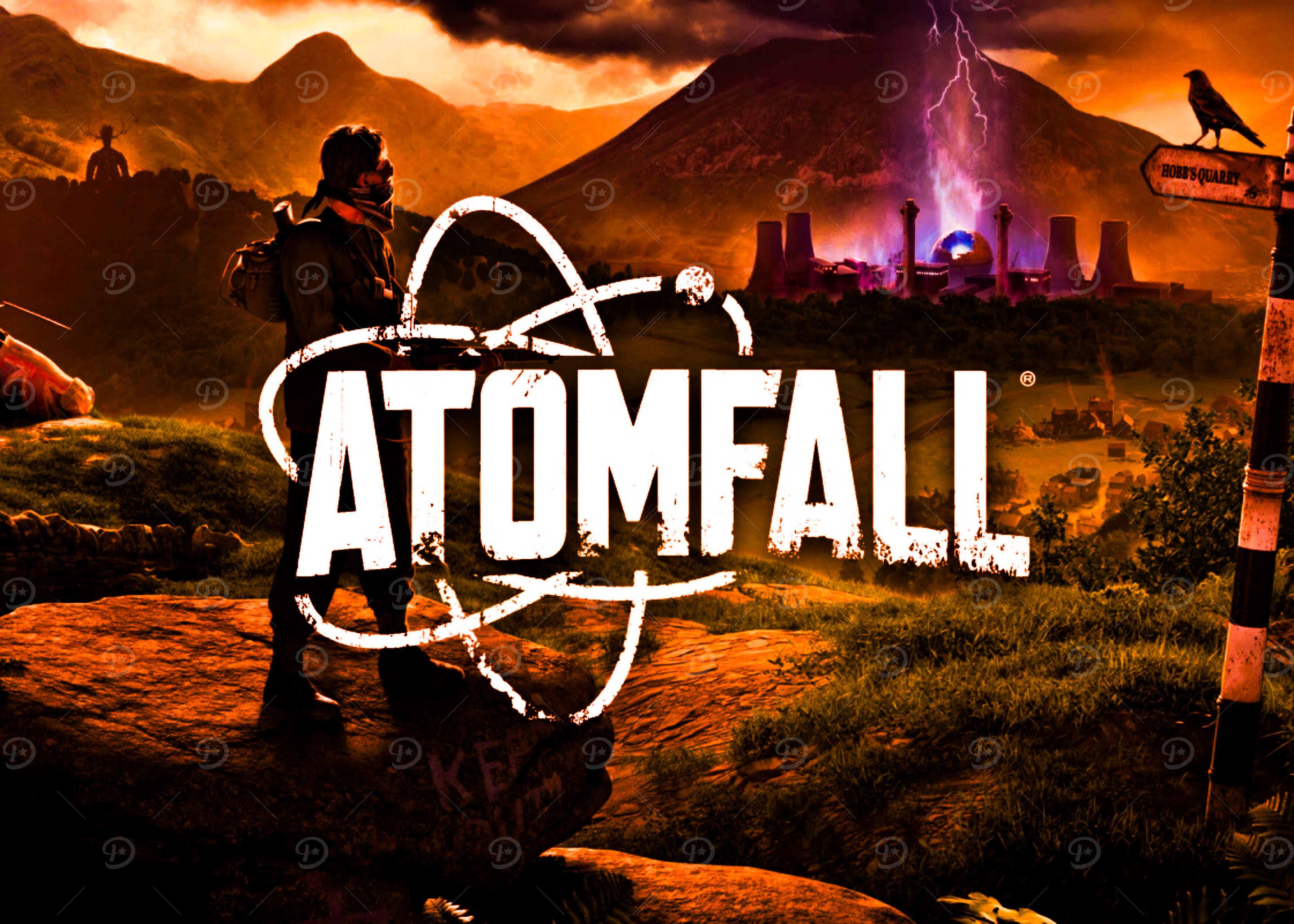 'Atomfall Game Cover Art' Poster, picture, metal print, paint by Arkam | Displate