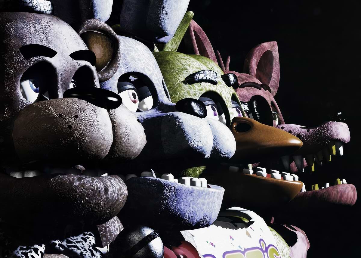 'Five Nights at Freddy's Animatronics' Poster, picture, metal print ...