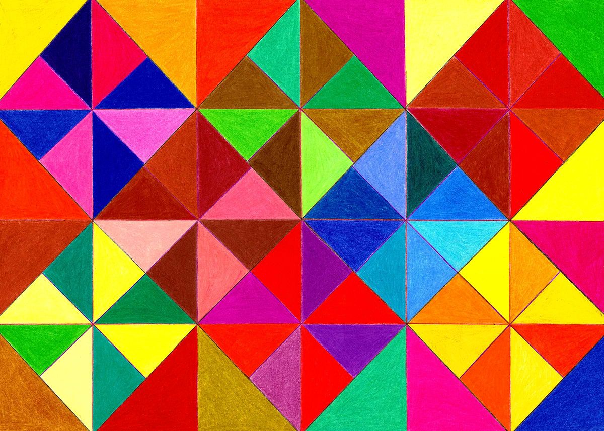 'Pinwheel Garden - Windmill Quilt' Poster, picture, metal print, paint ...