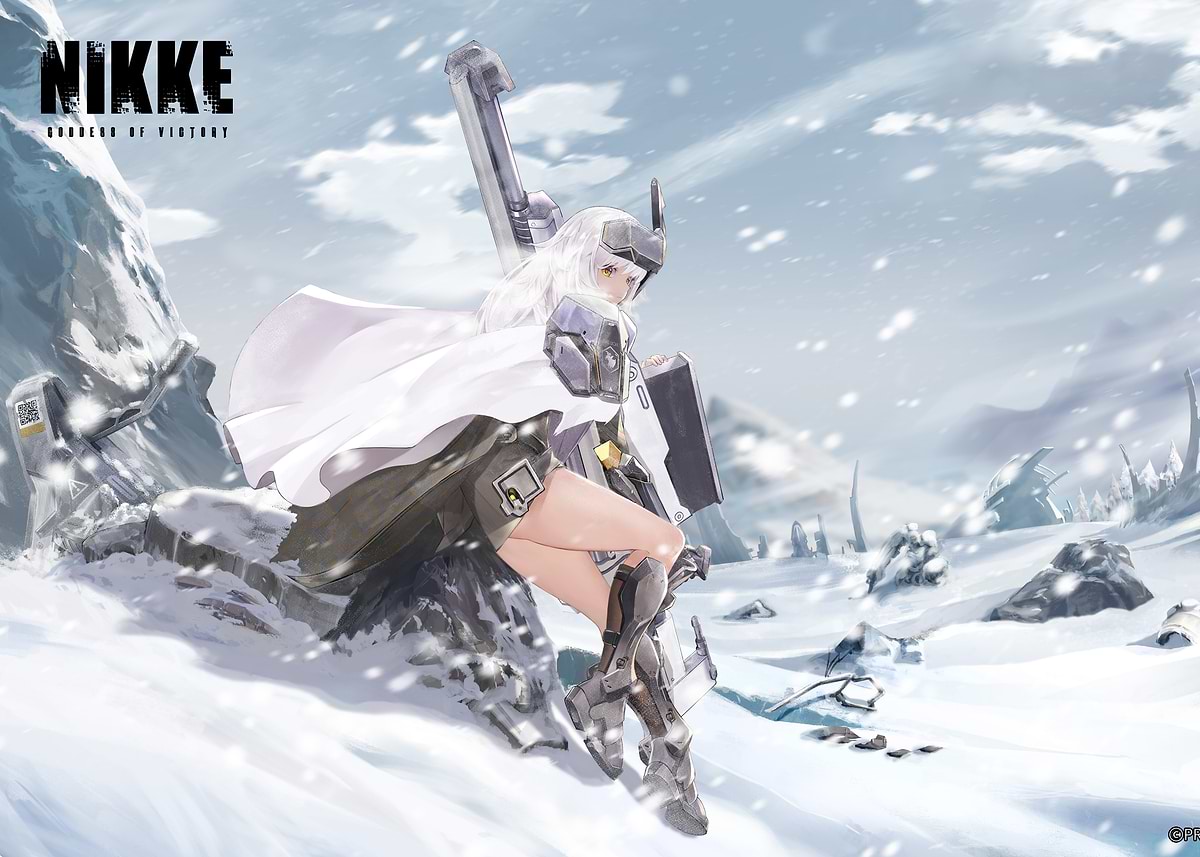 'Nikke Goddess of Victory Snowscape' Poster, picture, metal print, paint by Rise and Inspire ...