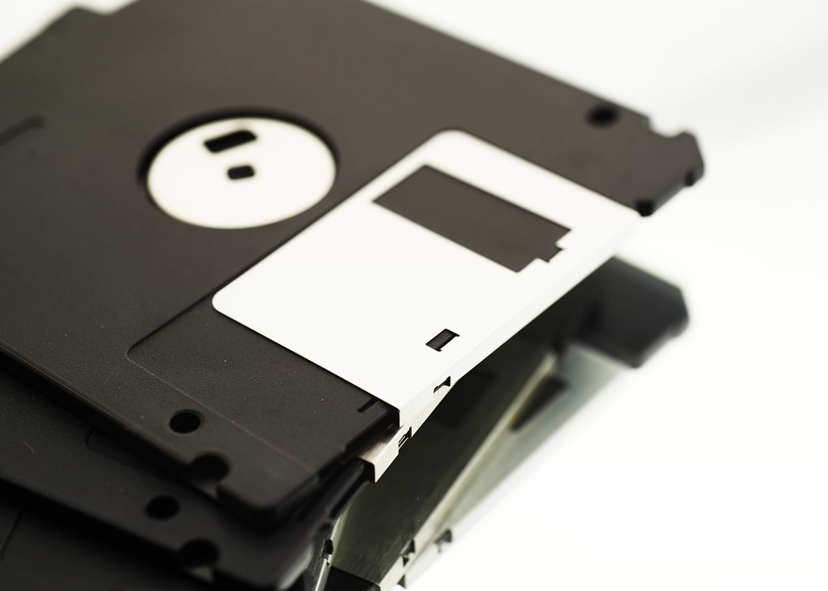 'Stack of Floppy Disks' Poster, picture, metal print, paint by Spring ...