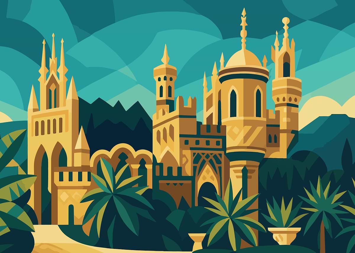 'Spain Colomares Castle Tribute to Columbus ' Poster, picture, metal ...