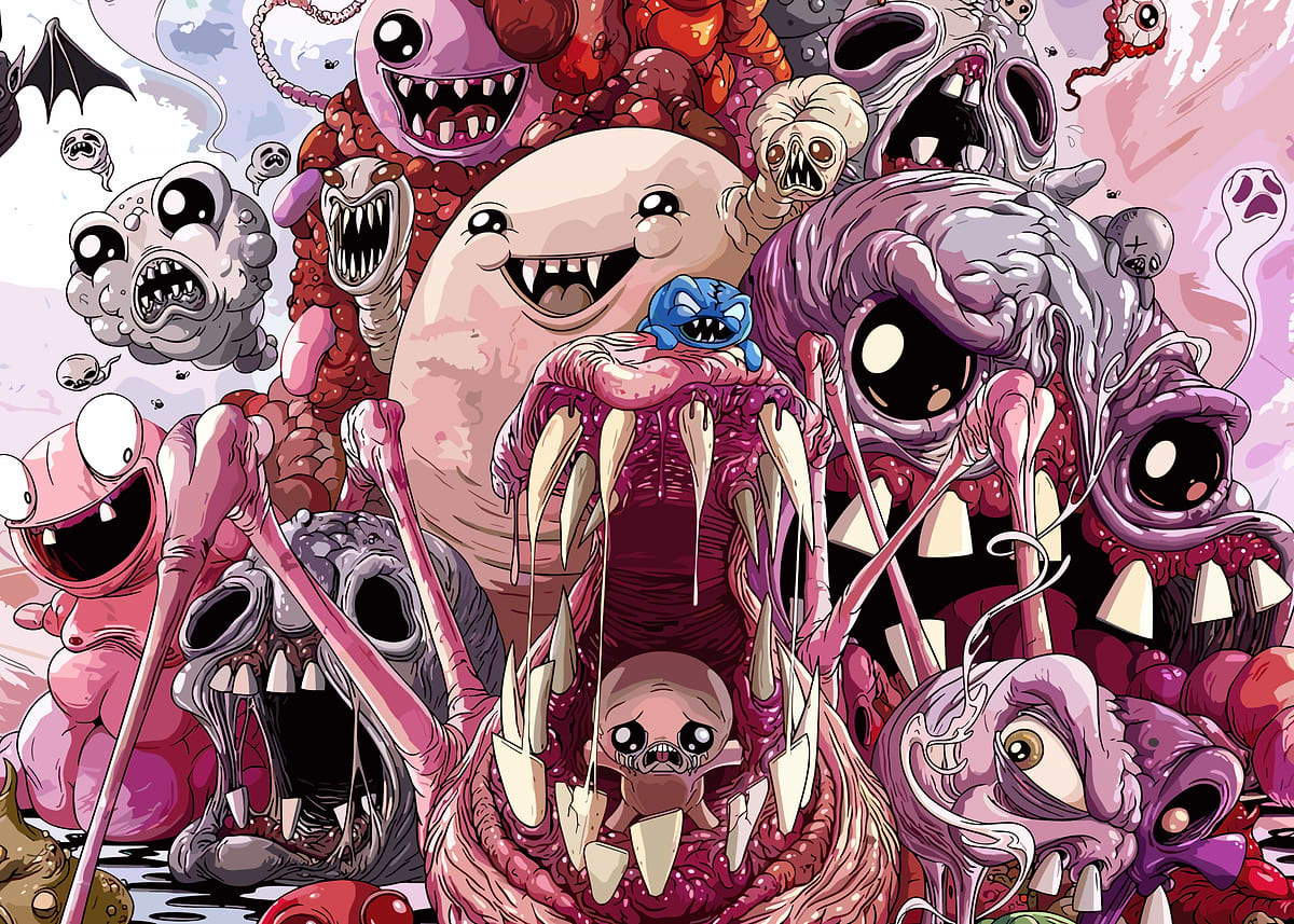 'The Binding of Isaac Monster Mash' Poster, picture, metal print, paint ...