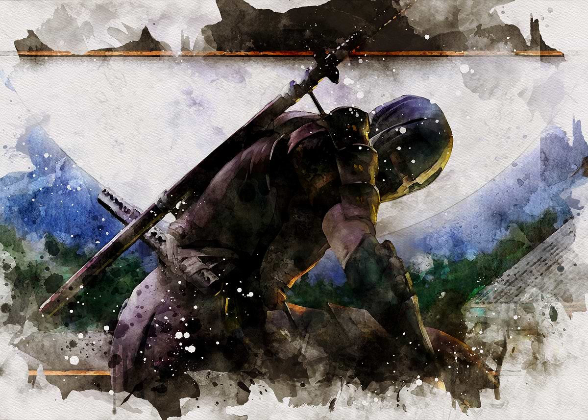 'Tenchu Stealth Assassins Painting' Poster, picture, metal print, paint ...