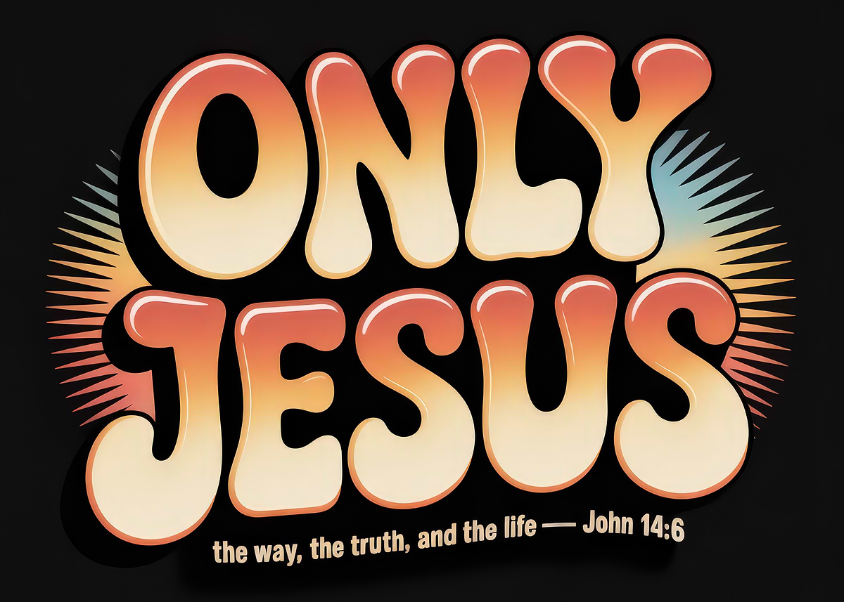 'Only Jesus' Poster, picture, metal print, paint by TESSERACT ART ...