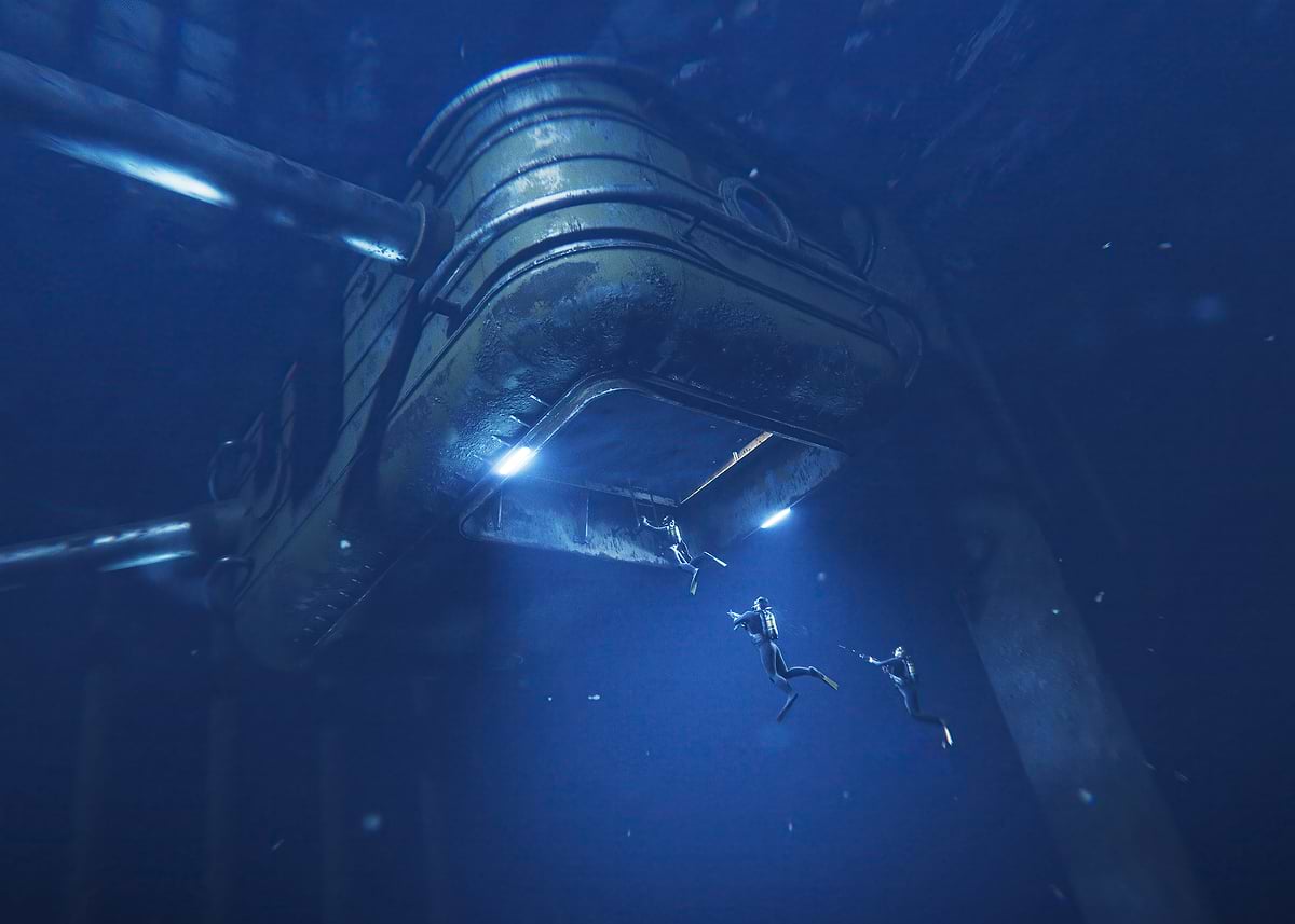 'Rust: Submerged Secrets' Poster, picture, metal print, paint by ...