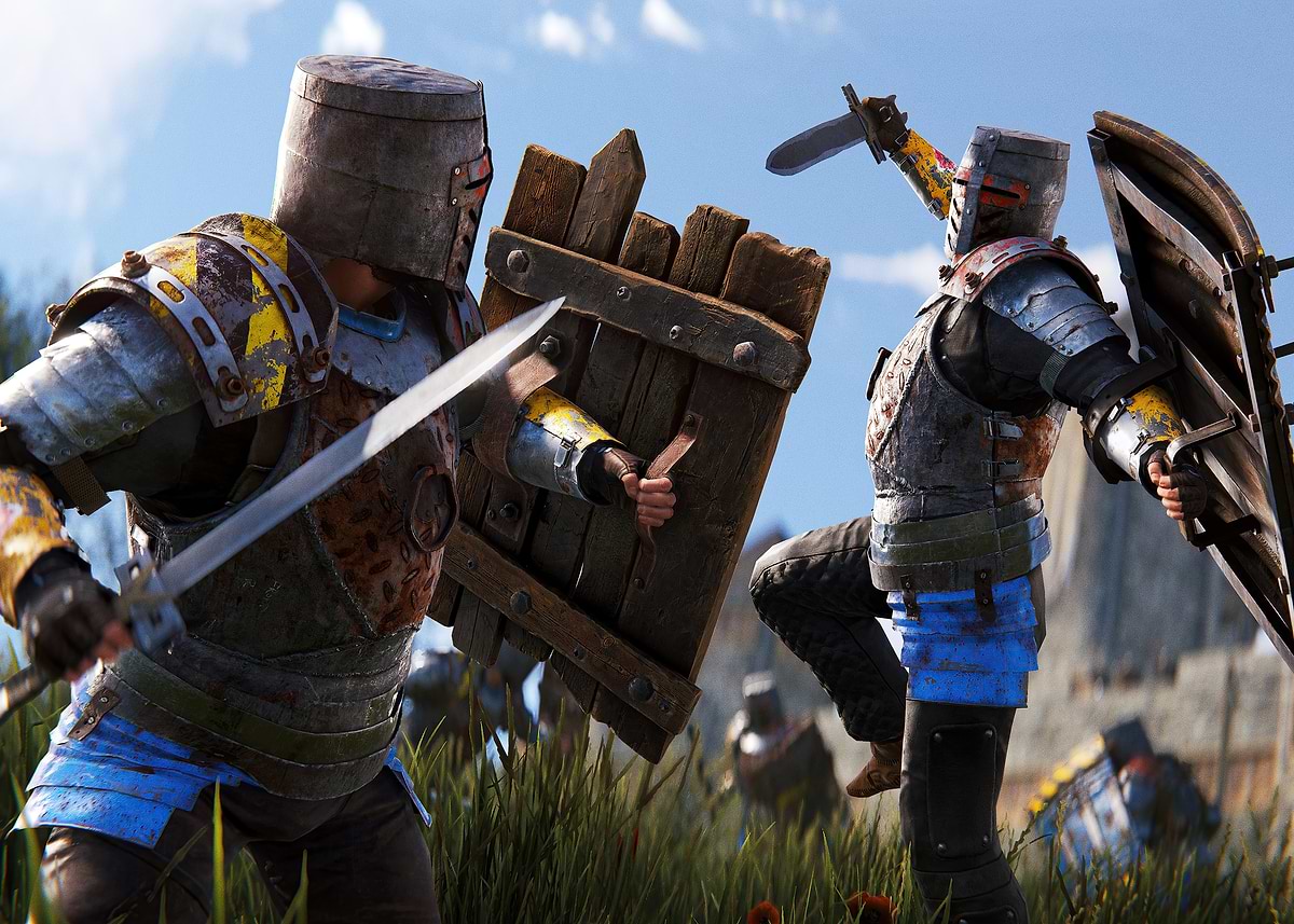 'Rust: Improvised Knight Fight' Poster, picture, metal print, paint by ...