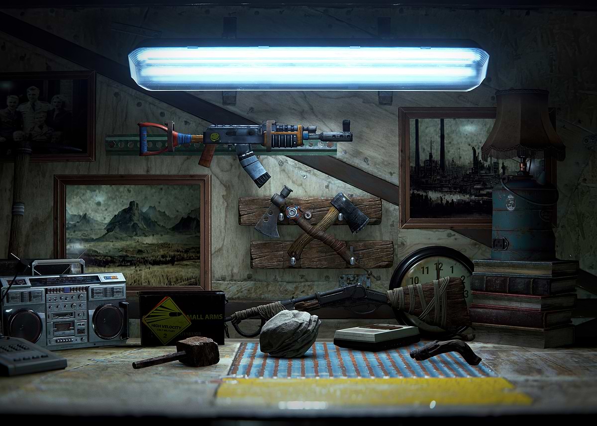 'Rust: Survivor's Sanctuary' Poster, picture, metal print, paint by ...