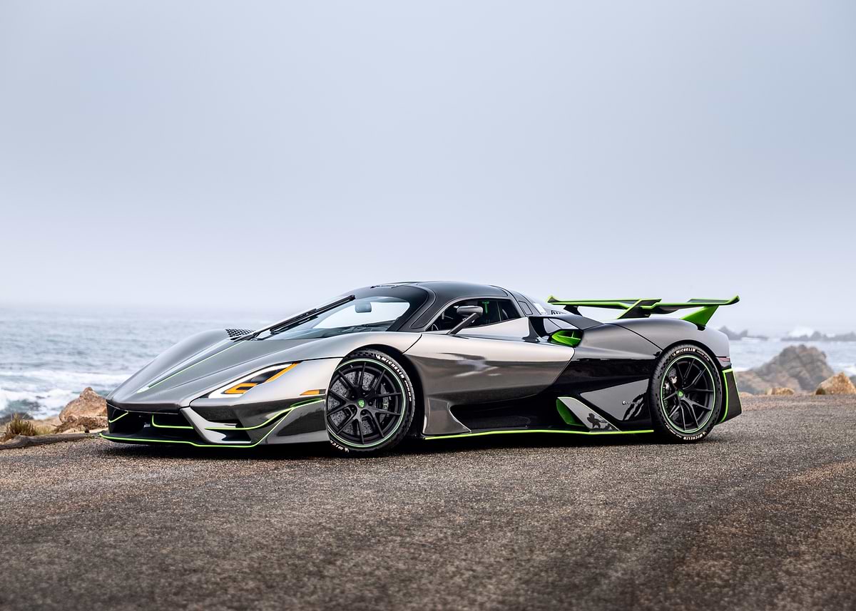 'SSC Tuatara Striker Hypercar' Poster, picture, metal print, paint by ...