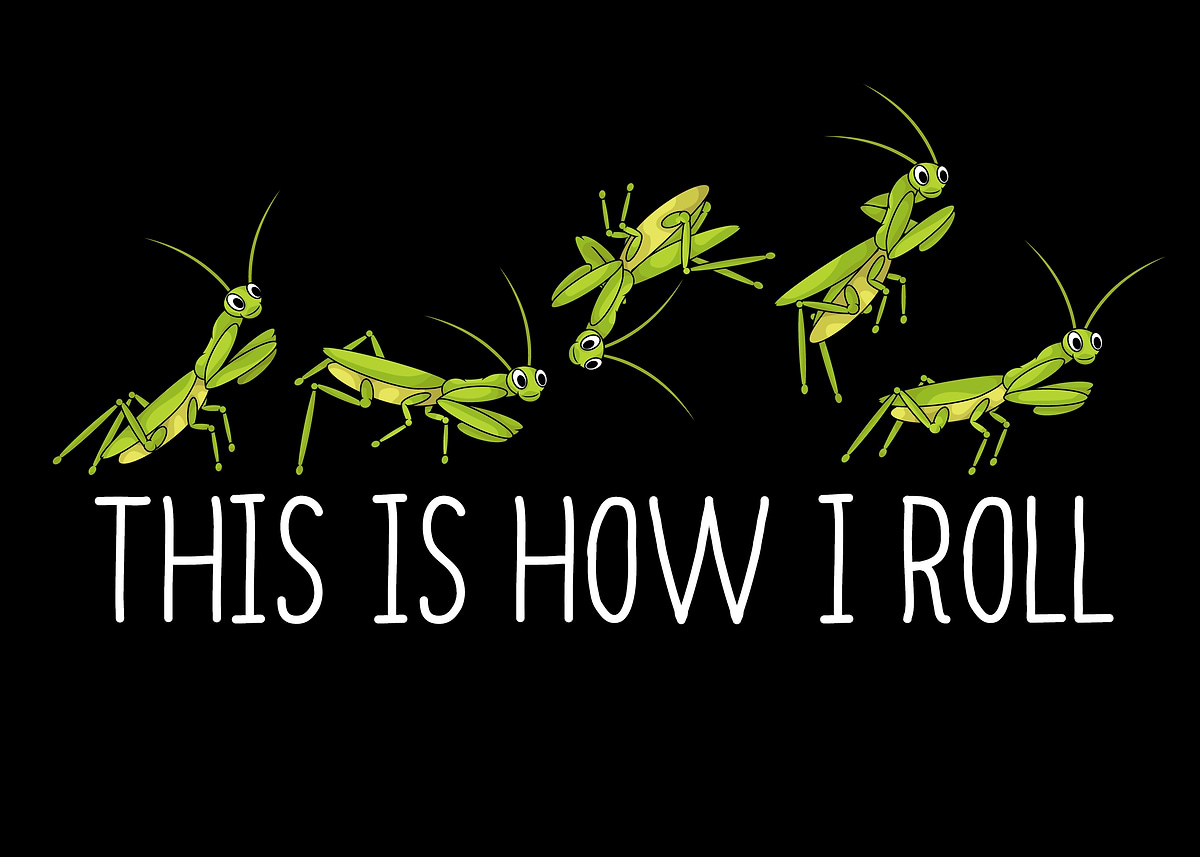 'Funny Praying Mantis Lover Kids Insects Praying Mantis' Poster ...